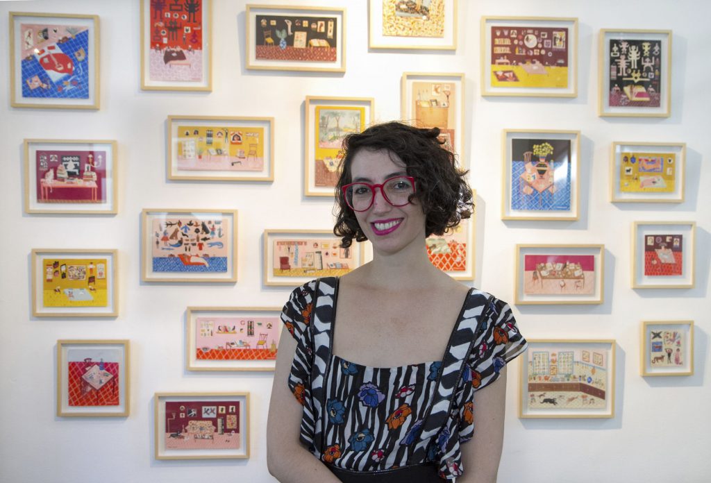 “Me gusta que haya en mis dibujos un pedacito de las obras de los ...