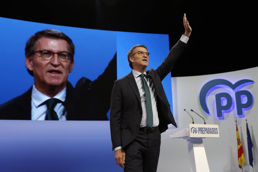 Núñez Feijóo fue elegido como nuevo presidente del Partido Popular ...