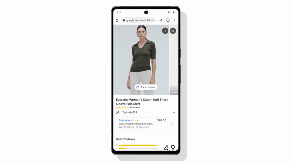 Google lanzó un probador de ropa virtual con inteligencia artificial en ...