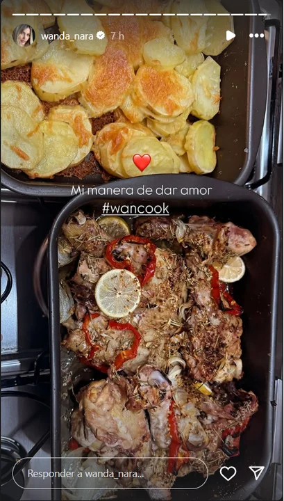 “Mi forma de dar amor”: Wanda Nara compartió el romántico gesto que ...